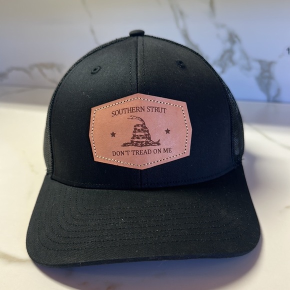 Southern Strut | Accessories | Dont Tread Leather Patch Trucker ...